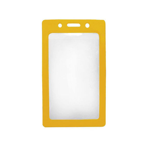 Flexible Badge Holder with Color Frame, Credit Card Size