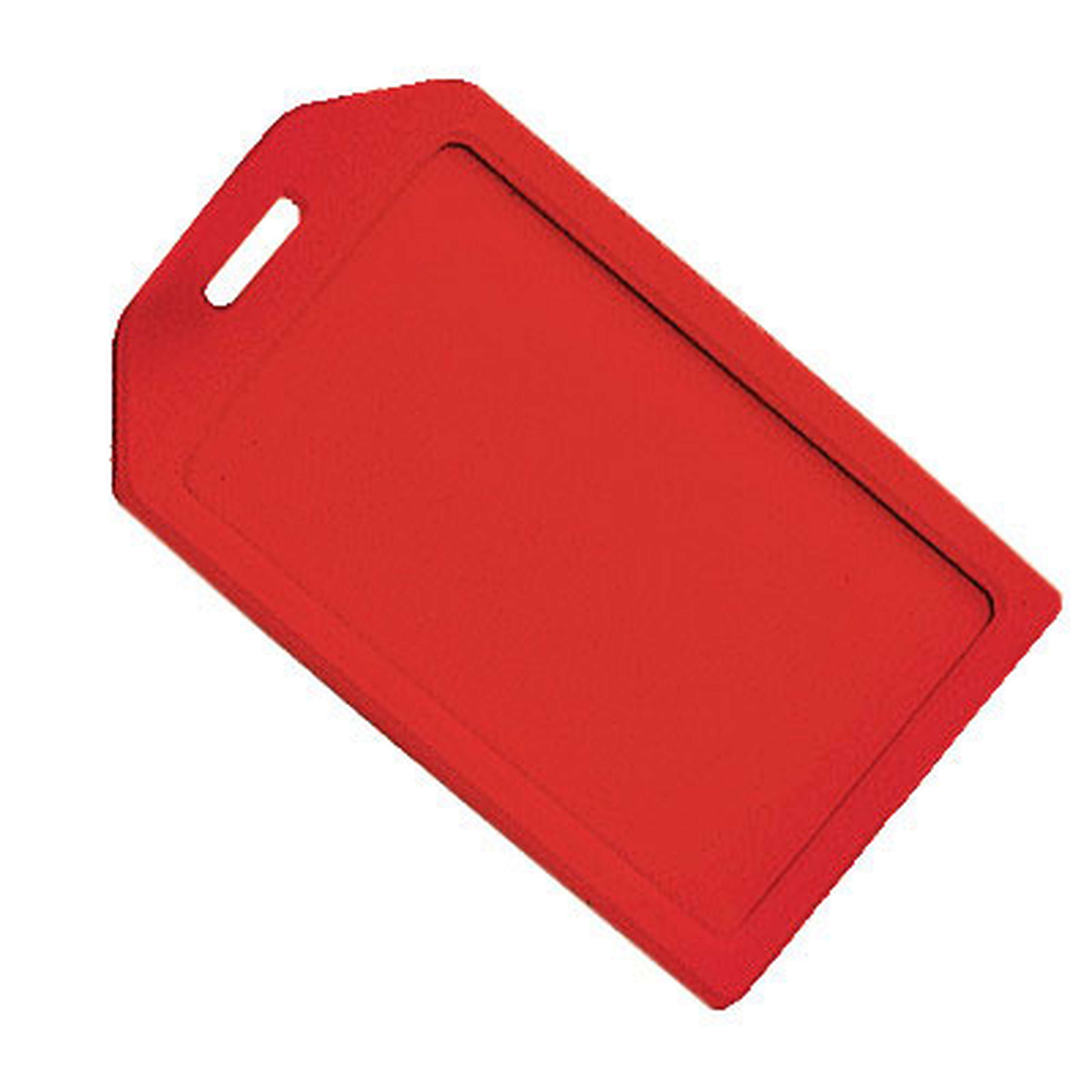 PVC Luggage Tag Holders With Straps Bright Orange PVC Luggage Tags - 3 ...