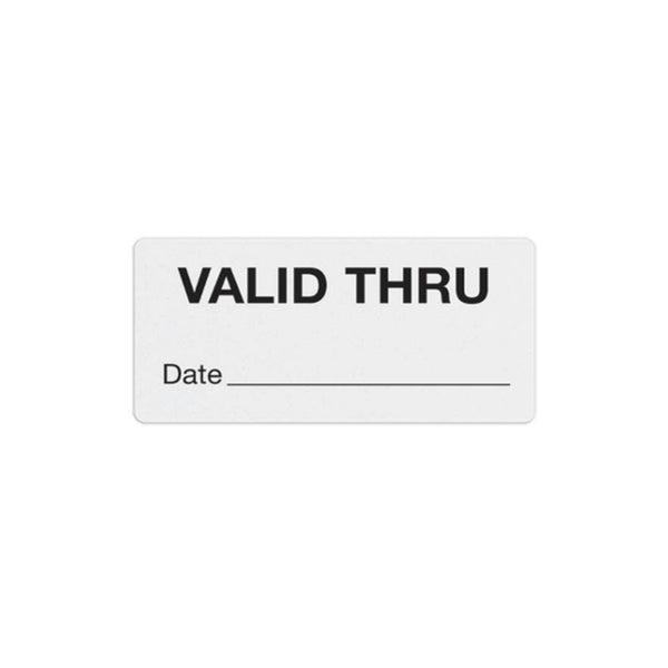 TIMEtoken Expiring Visitor Badge FRONT [Pre-Printed "VALID DATE"]
